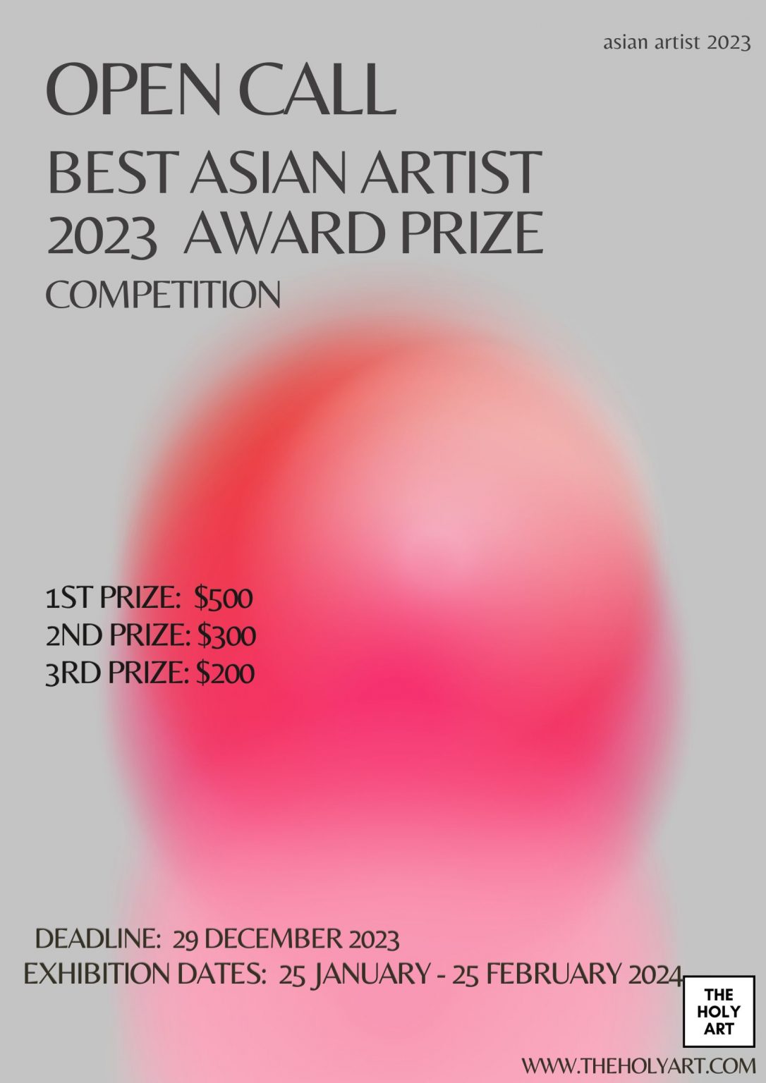 Best Asian Artist (Virtual Competition) - Call For Artists